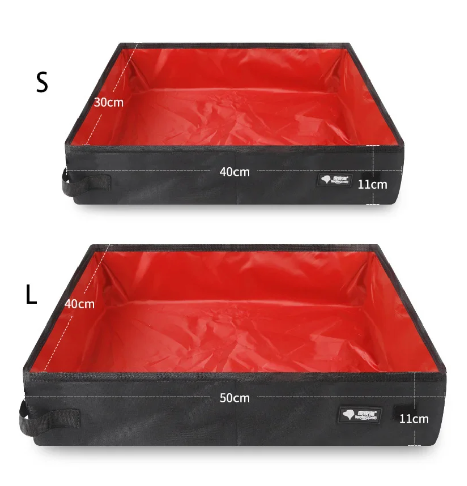 WagBox™ - Portable Litter Box for Travel (Foldable/Collapsible) – Winkflo